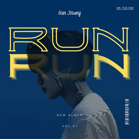 Run By Han Jisung Vintage Poster Design Graphic Poster Poster Prints