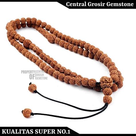 Promo Tasbih Biji Buah Genitri Jenitri Rudraksha Original Diskon 23 Di Seller Arrahman Store
