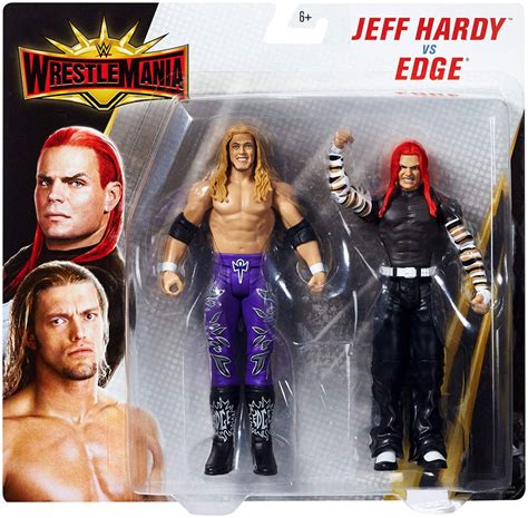 Wwe Wrestlemania Jeff Hardy Vs Edge 2 Pack Square Imports