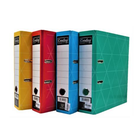 Croxley Lever Arch File Asstd Jd1009 Cardboard Windhoek Stationers