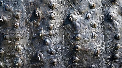 Light Reflects Off The Bumpy Surface Of The Cactus Creating A Shiny And Bumpy Appearance