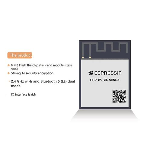 Modulo Chip Esp32 S3 Mini 1 Dotato Di Modulo Wireless Esp32 S3 Esp32