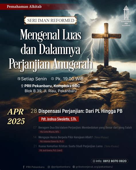 Pd And Pa Mengenal Luas Dan Dalamnya Perjanjian Anugerah Grii Kebon Jeruk