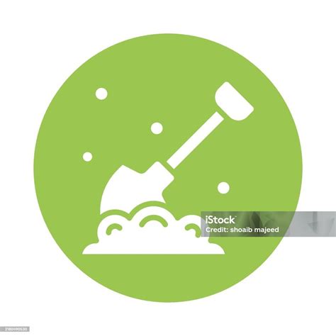 삽 Gylph 서클 디자인 아이콘입니다 흰색 배경에 겨울 여행 기호 Eps 10 파일 0명에 대한 스톡 벡터 아트 및 기타 이미지 0명 Health 겨울 Istock