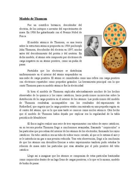 Pdf Modelo De Thonson Dokumen Tips