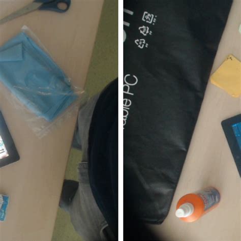 Both Pictures Show An Image Of The Same Scene Taken By A Camera With A