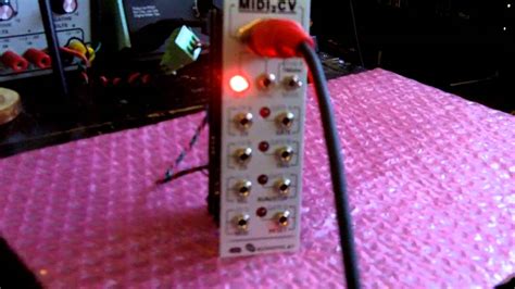 hexinverter midi2cv in eurorack synthesizer format unit a youtube