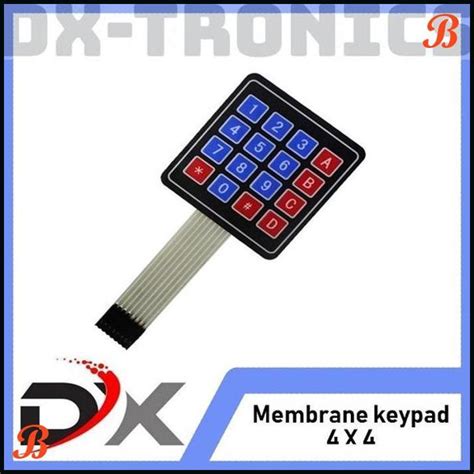 Jual MATRIX 4X4 ARRAY 16 KEY MEMBRANE MEMBRAN SWITCH KEYPAD ARDUINO 4 X 4 EKL Shopee Indonesia