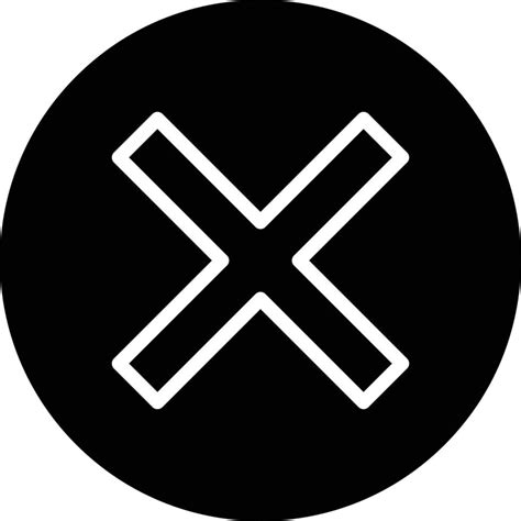 Delete Glyph Icon 11260416 Vector Art At Vecteezy