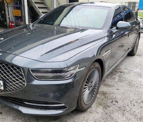 김해 대동 상동 제네시스g90 사고차 판금도색 외형복원수리 및 보수도장 네이버 블로그