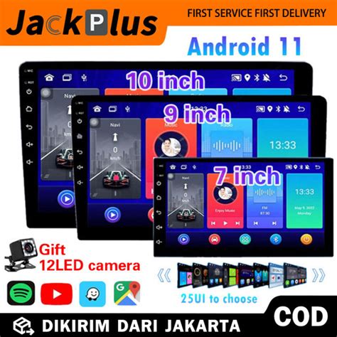 Dikirim Dari Jakarta Head Unit Mobil Double Din Mobil 7 9 10 Inch Android 11 Radio Stereo Mobil