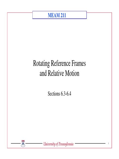 Kinematics Rotating Frames Pdf Velocity Acceleration