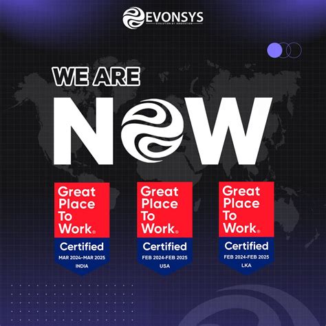Evonsys Greatplacetowork Teamwork Companyculture Employeeexperience Evonsys
