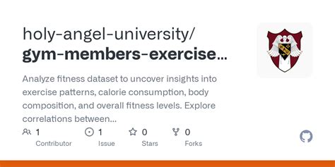 GitHub Holy Angel University Gym Members Exercise Analysis Analyze Fitness Dataset To Uncover