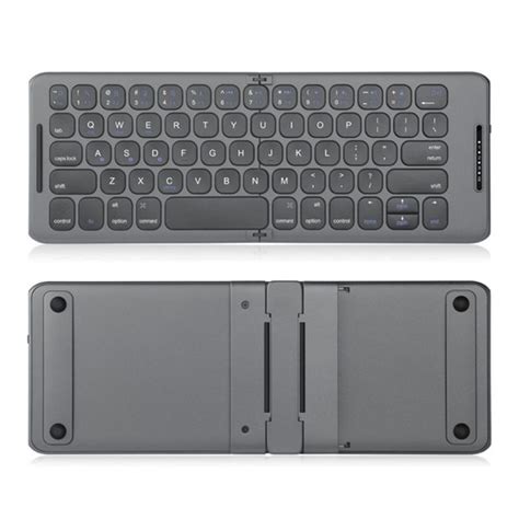 Folding Wireless Bluetooth Compatible Keyboard USB Type C For Windows Android IOS For IPad