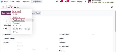 Leads In Odoo CRM Odoo V Enterprise Edition Book