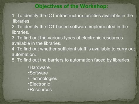 Ict Uses In Libraries Ppt