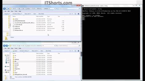 Demo Of Various Starting Methods Of An Oracle Database Database