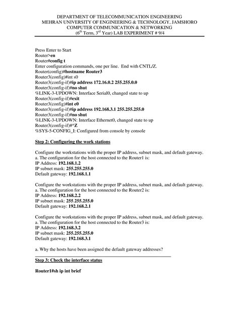Ccn Lab 7 Inter Vlan Router 18 Files Merged PDF