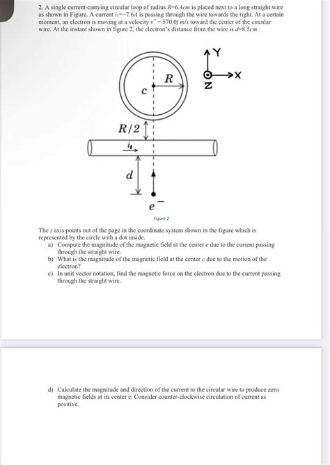 Solved A Single Current Carrying Circular Loop Of Radius Chegg