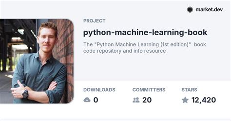 Python Machine Learning Book Ecosystem Directory Marketdev