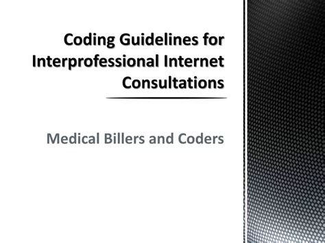 Consultation Coding Guidelines 2025 Jessie Meaghan