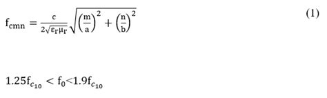 Substrate Integrated Waveguide Filter With A Novel Form Of Metamaterial