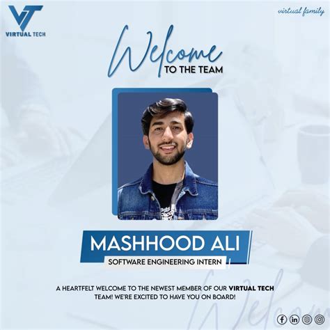 Virtual Tech On Linkedin Welcometotheteam Virtualtech Newhire