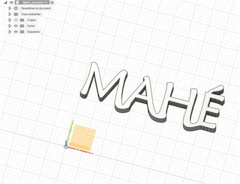 Print Your Name In 3d With Phosphorescent Plastic English Version By