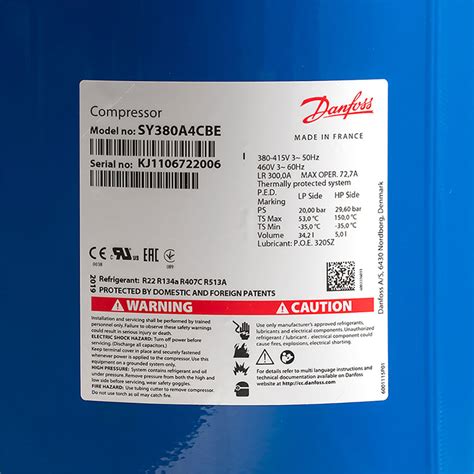 New In Stock Danfoss Compressor SH B ALX Danfoss Refrigeration Compressors