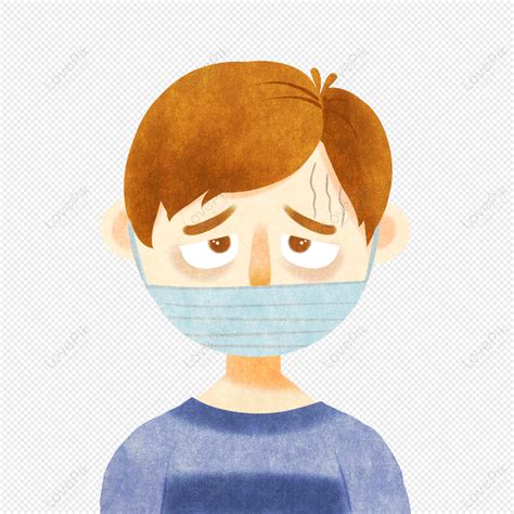 마스크를 쓰고 소년 Png 일러스트 무료 다운로드 Lovepik