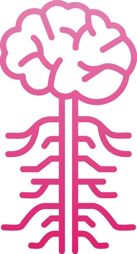 Nervous System Line Gradient Icon 47367522 Vector Art At Vecteezy