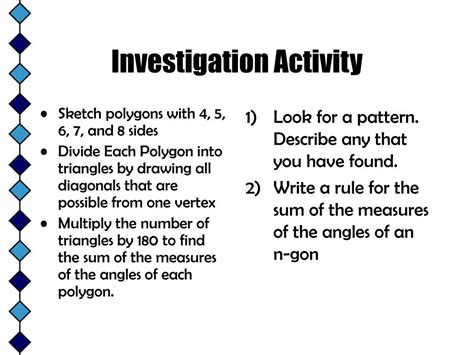 PPT The Polygon Angle Sum Theorems PowerPoint Presentation Free Download ID