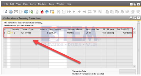 Add A Recurring Transaction Template