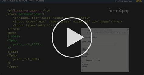 Using Get And Post With Forms Php And Html Forms Coursera