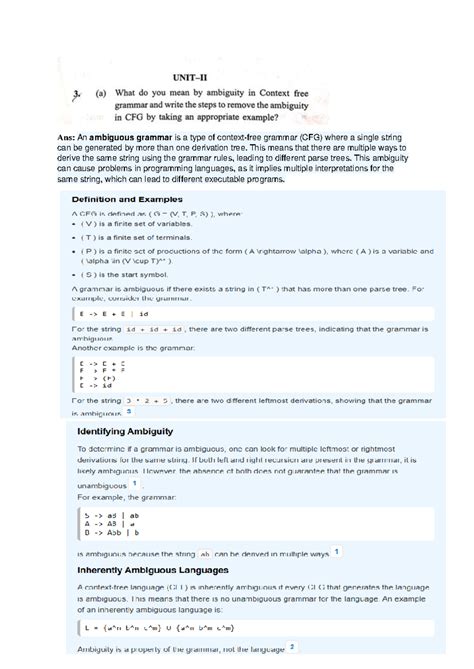 2024 Cs101 Unit 2 4 Compiler Design And Optimization Notes Studocu