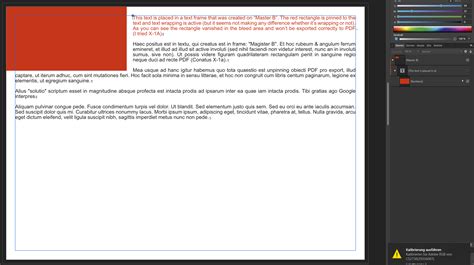 Pinned Objects To Text Placed Into A Master Page Text Frame Vanish In