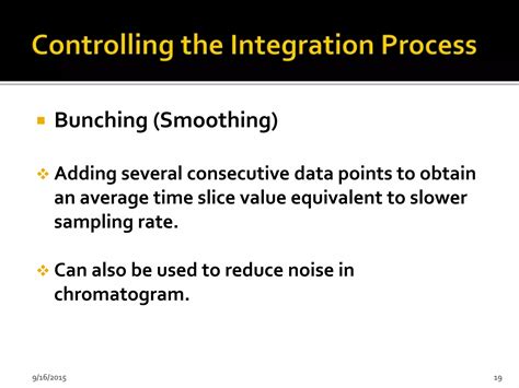 Integration Of Chromatographic Peaks Pptx
