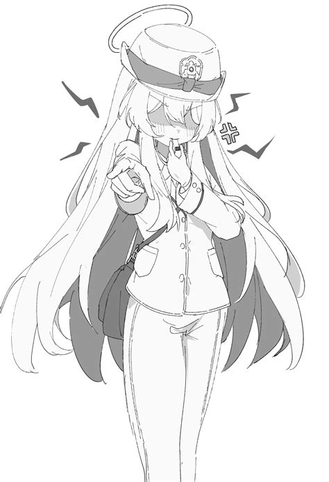 Highlander Railway Academy Student And Highlander Railway Academy Student Blue Archive Drawn