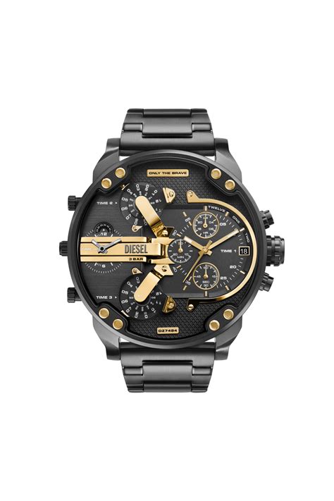Mens Watches With Chronograph Steel Gold Leather Diesel®