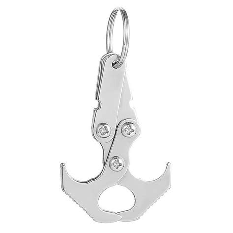 Goxteam Grappling Hook 4 Claw Folding Stainless Steel Grapple Hooks