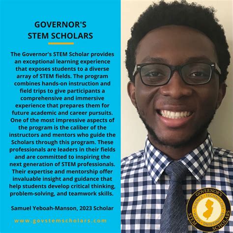 Governors Stem Scholars On Linkedin Govstemscholars Nj Njstem Research Highschool