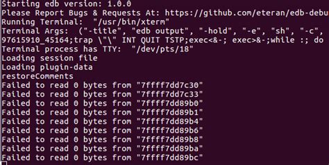 Ubuntu Buffer Overflow Experiment Shell Code Executed But Got Failed To Read 0 Bytes Error