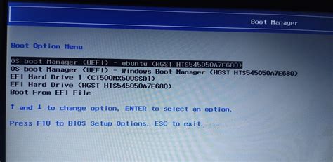Manjaro Not Listed In UEFI Boot Order Menu Support Manjaro Linux Forum