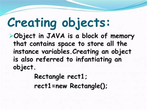 Classesobject And Methods Java Ppt