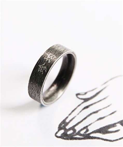 각인무료 Vintage Ring 5mm 빈티지 유화 이니셜 각인 반지 커플링 커플템 커플아이템 커플반지 우정반지 친구 여자