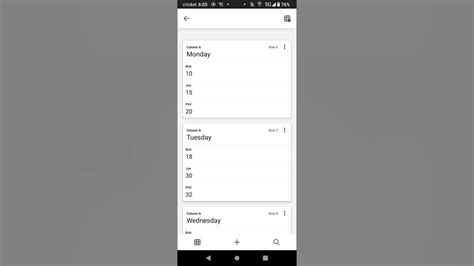 How To Use Cards To View And Edit Data In The Microsoft Excel Mobile