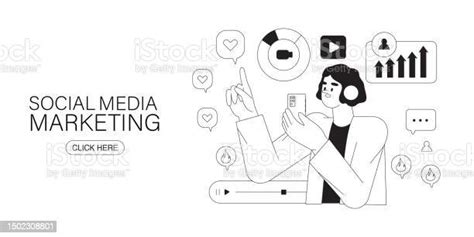 인터넷 웹 배너 및 앱 디자인 및 개발 Seo 소셜 네트워크를 위한 디지털 마케팅 개념입니다 비즈니스 마케팅 전략 기획 디지털 광고 소셜 미디어 및 커뮤니케이션 데이터에