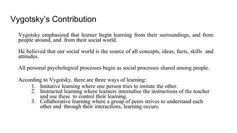 Constructivist Approaches To Teachingpptx