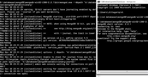 nascent ตดตง mongodb บน windows install mongoDB on windows